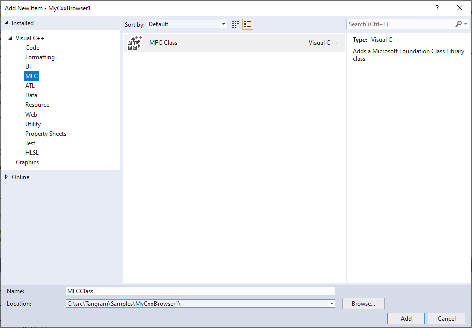 C++ Browser (for MFC) - Visual Studio Marketplace